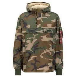 Anorak Alpha Industries "Alpha Industries Men - Outdoor Jackets HPO Camo" Gr. 2XS, bunt (wdl camo 65) Herren Jacken