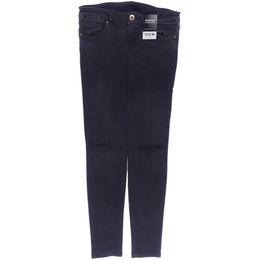 Massimo Dutti Damen Jeans, schwarz, Gr. 40