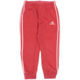 Adidas Damen Stoffhose, rot, Gr. 98