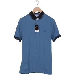 Bugatti Herren Poloshirt, blau, Gr. 46