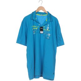 TRIGEMA Herren Poloshirt, blau, Gr. 58