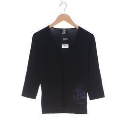 Jean Paul Gaultier Damen Langarmshirt, schwarz, Gr. 44