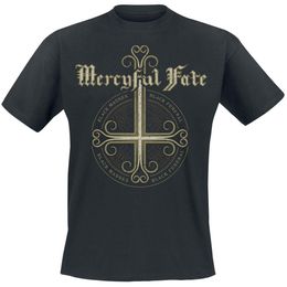 Mercyful Fate Black Funeral Cross T-Shirt schwarz in XL 504496