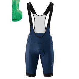 Fahrradhose Gonso "SITIVO BIB 0" Gr. L, Normalgrößen, blau (grün) Herren Hosen Radhose, innovatives Sitzpolster, Träger-Radlerhose, Tight Fit