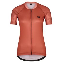 Radtrikot Ziener "NAIALA" Gr. 36, braun, Damen, Obermaterial: 1. 100% Polyester; 2. 90% Polyester, 10% Elasthan, Trikots