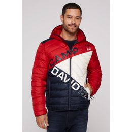 Outdoorjacke CAMP DAVID Gr. 4XL, rot (flight red) Herren Jacken mit Softshell-Einsätzen