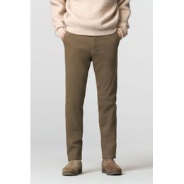 Chinos MEYER "Oslo" Gr. 26, Normalgrößen, braun (cappuccino) Herren Hosen aus Bio-Baumwolle