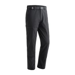 Outdoorhose Maier Sports "Nil Winter" Gr. 31, Kurzgrößen, schwarz Herren Hosen Winter Wanderhose, Funktionshose mit Netzinnenfutter