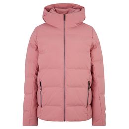 Skijacke Ziener "TRAVA" Gr. 42, rosa, Damen, Obermaterial: 100% Polyester;Futter: 1. 100% Polyester, 2. 100% Polyamid;Wattierung: 1. 100% Polyester, 2. 100% Polyethylen-Terephthalat recycelt, Jacken