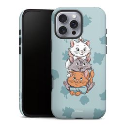 DeinDesign iPhone 16 Pro Max Handy Panzer Handyh&uuml;lle robuste Outdoor H&uuml;lle Schutzh&uuml;lle gl&auml;nzend Disney Aristocats Cat Tough Case