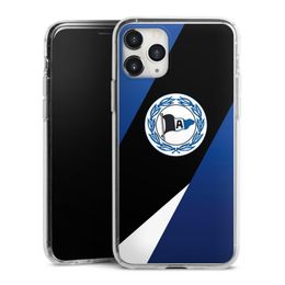 DeinDesign iPhone 11 Pro Max Handy Silikon H&uuml;lle Case transparent Handyh&uuml;lle Official Licensed Product Dsc Arminia Bielefeld Silikon Case