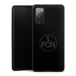 DeinDesign Galaxy S20 FE Handy Silikon H&uuml;lle Case schwarz Handyh&uuml;lle 1. Fc N&uuml;rnberg Logo 1. Fcn