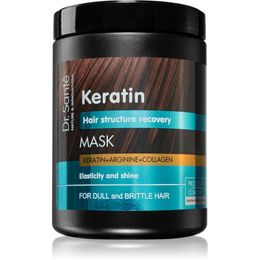 Dr. Santé Keratin tiefenregenerierende und nährende Maske für zerbrechliches Haar ohne Glanz 1000 ml