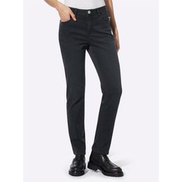 5-Pocket-Jeans Heine Gr. 38, Normalgrößen, schwarz (black denim) Damen Jeans