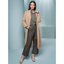 Strickjacke Heine Gr. 34, beige Damen Strickjacken