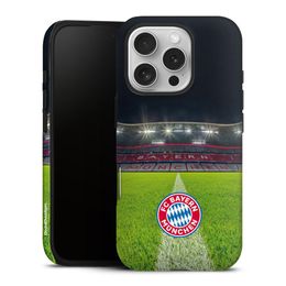 DeinDesign iPhone 16 Pro Handy Panzer Handyh&uuml;lle robuste Outdoor H&uuml;lle Schutzh&uuml;lle matt Stadium Fc Bayern M&uuml;nchen Fcb Tough Case