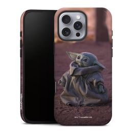 DeinDesign iPhone 16 Pro Max Handy Panzer Handyh&uuml;lle robuste Outdoor H&uuml;lle Schutzh&uuml;lle gl&auml;nzend The Child Star Wars Baby Yoda Tough Case