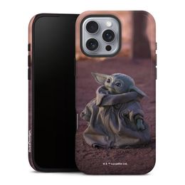 DeinDesign iPhone 16 Pro Max Handy Panzer Handyh&uuml;lle robuste Outdoor H&uuml;lle Schutzh&uuml;lle matt The Child Star Wars Baby Yoda Tough Case