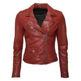 Bikerjacke JCC "8007" Gr. L, rot Damen Jacken