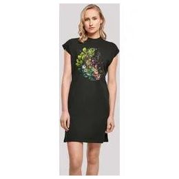 Shirtkleid F4NT4STIC "Blüten Baum Kleid" Gr. XL, schwarz Damen Kleider Print