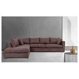 Guido Maria Kretschmer Home & Living Ecksofa GUIDO MARIA KRETSCHMER HOME & LIVING "Arles, L-Form" Sofas Gr. B/H/T: 318cm x 80cm x 272cm, Luxus-Microfaser, Ottomane links, braun (dunkelbraun) extra tiefe Sitzfläche, in diversen Stoffqualitäten