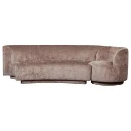 2-Sitzer Woood "Popular" Sofas Gr. B/H/T: 215cm x 72cm x 97cm, braun (maulwurf) H 72 cm x B 215 T 97