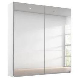 Schwebetürenschrank Rauch "Kleiderschrank Schrank Garderobe REFLECT" Schränke Gr. B/H/T: 175cm x 191cm x 59cm, 2 St., weiß (alpinweiß) inkl. praktischer Innenausstattung mit 2 Stoffboxen MADE IN GERMANY