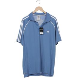 Adidas Herren Poloshirt, blau, Gr. 54