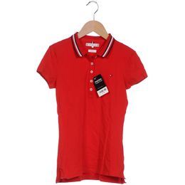 Tommy Hilfiger Damen Poloshirt, rot, Gr. 34