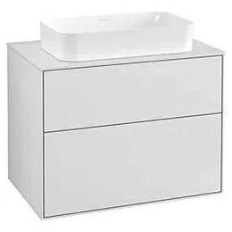 Villeroy & Boch Villeroy und Boch Finion Waschtischunterschrank G22100MT 80x60,3cm, Emotion, Abdeckplatte white matt, White matt lacquer