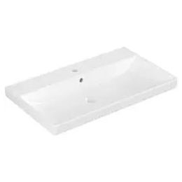 Villeroy & Boch Villeroy und Boch Avento Möbel-Waschtisch 415680RW 80 x 47 cm, 1 Hahnloch, mit Überlauf, stone white C-plus