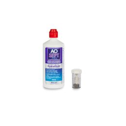 AOSEPT® AOSept Plus HydraGlyde (360 ml + 1 Behälter) Peroxidlösung, Pflegemittel