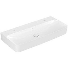 Villeroy & Boch Villeroy & Boch Finion Waschtisch 41681LR1 100x47cm, weiss, Ceramicplus, ohne Überlauf