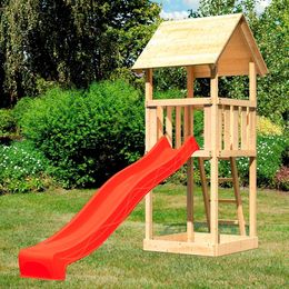 Spielturm Konifera "Rosie" Spieltürme beige (natur) Kinder BxTxH: 107x107x291 cm