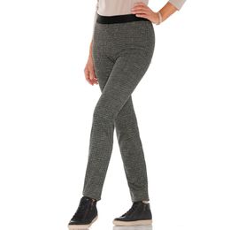 Stehmann Comfort line Damen Hose mit Wende-Funktion, braun-beige-bedruckt, Gr&ouml;&szlig;e 19