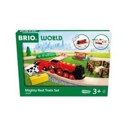 Brio World Rote Lola Bauernhof Zugset, Bahn