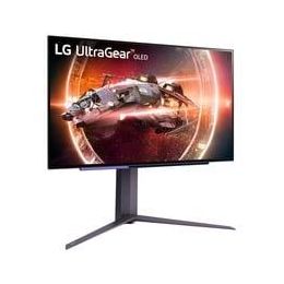 LG UltraGear 27GS95QX-B.AEU, Gaming-Monitor 67.3 cm (26.5 Zoll), schwarz, QHD, OLED, NVIDIA G-SYNC kompatibel, AMD FreeSync Premium Pro, 240Hz Panel