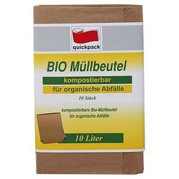 Quickpack Biomüllbeutel 10,0 l braun 2,0 mm, 10 St.