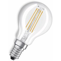 Osram LED-Lampe, E14, 6,5 W, 806 lm, 2700 K, P45 Klar, warmwei&szlig;