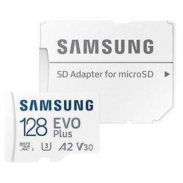 Samsung MicroSDXC-Speicherkarte EVO Plus (2021) 128GB inkl. Adapter