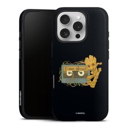 DeinDesign iPhone 16 Pro Handy Panzer Handyh&uuml;lle robuste Outdoor H&uuml;lle Schutzh&uuml;lle gl&auml;nzend Guardians Of The Galaxy Groot Marvel Tough Case