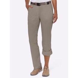 Webhose Casual Looks Gr. 20, Kurzgrößen, grau (taupe) Damen Hosen