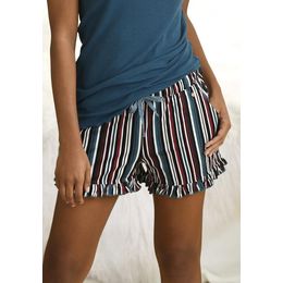 s.Oliver Schlafshorts mehrfarbig Gr. 32/34 für Damen. Basic. Nachhaltig.