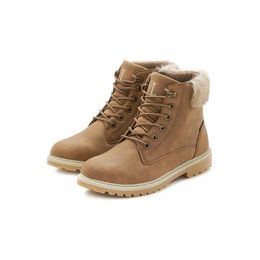 Lascana Stiefelette camel Gr. 36 für Damen