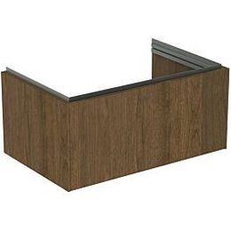 Ideal Standard Waschtisch-Unterschrank T4578Y5 80x50x55cm, 1 Auszug, Walnuss dunkel Furnier