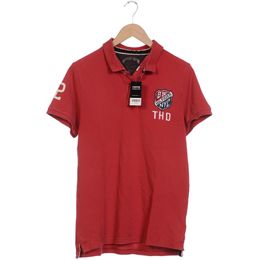 Hilfiger Denim Herren Poloshirt, rot, Gr. 52