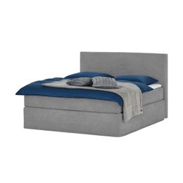 Boxi Boxspringbett 160 x 200 cm Boxi Classic ¦ grau ¦ Maße (cm): B: 160 H: 125