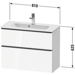 Duravit D-Neo Waschtischunterschrank wandhängend compact 810x372x625 Az 1 Ei DE4369004550000