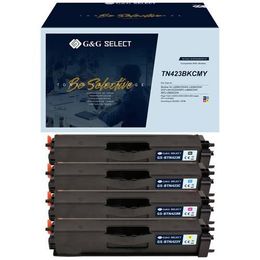 G&G G&G Toner ersetzt Brother TN-423 Kompatibel Kombi-Pack Schwarz, Cyan, Magenta, Gelb TN-423BK/TN-423C/TN-423M/TN-423Y GS-B423-4P