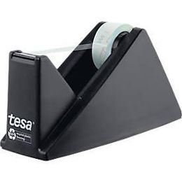 Tesa® Tischabroller, für Klebebänder bis B 19 mm x L 33 m, inkl. 1 Rolle Tesafilm® eco & crystal